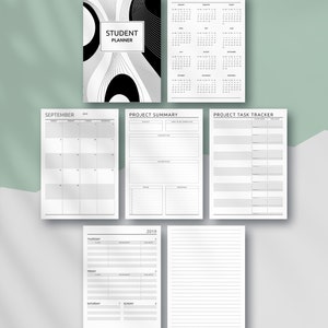 Student Planner Printable 2022 2023 Editable School Planner - Etsy