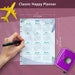 Yearly Calendar Happy Planner Insert, Printable YO1P Calendar Template ...