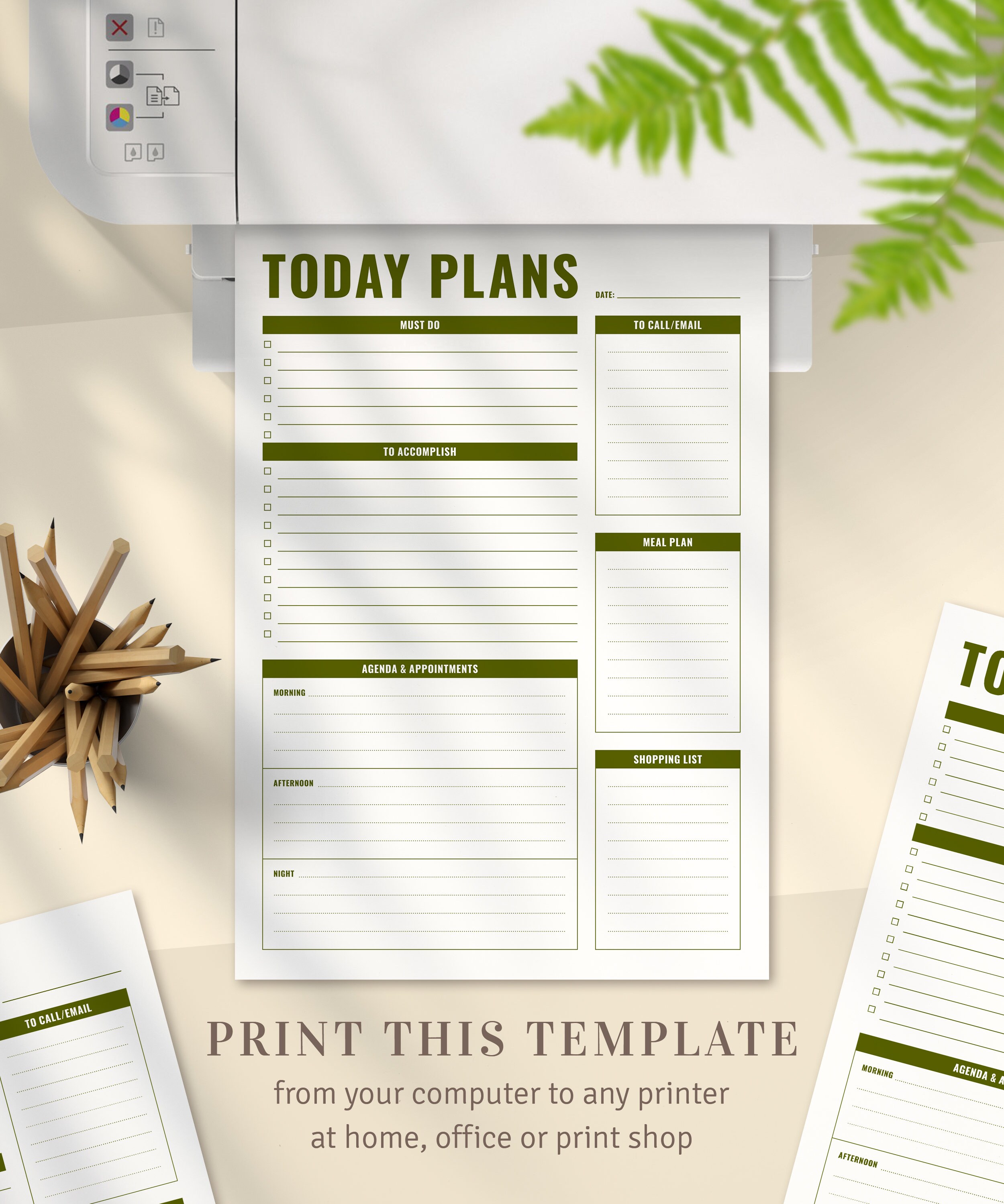 Appointment Diary Day to a Page Diary Daily Work Planner | Etsy