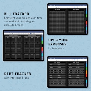 Digital Finance Planner for Goodnotes, Notability, Personal Expense ...