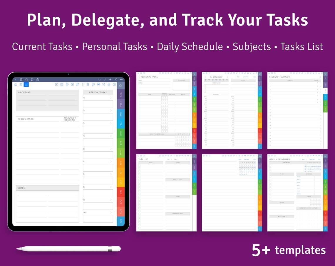 Daily To-do Digital Planner for Goodnotes Notability Daily - Etsy