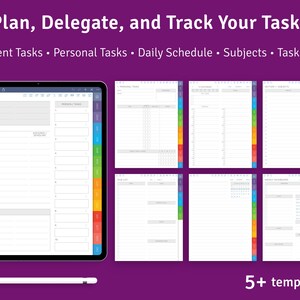 Daily To-do Digital Planner for Goodnotes, Notability, Daily Hourly ...