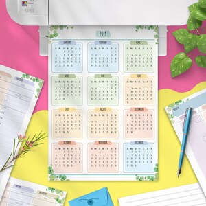 Printable Undated Weekly Planner - Floral Style, Vertical Layout ...