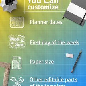 Happy Planner Template Ultimate Collection, Printable Planner Set ...