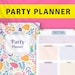 Printable Party Planner, Event Planner Kit, Party Menu, Guest List ...