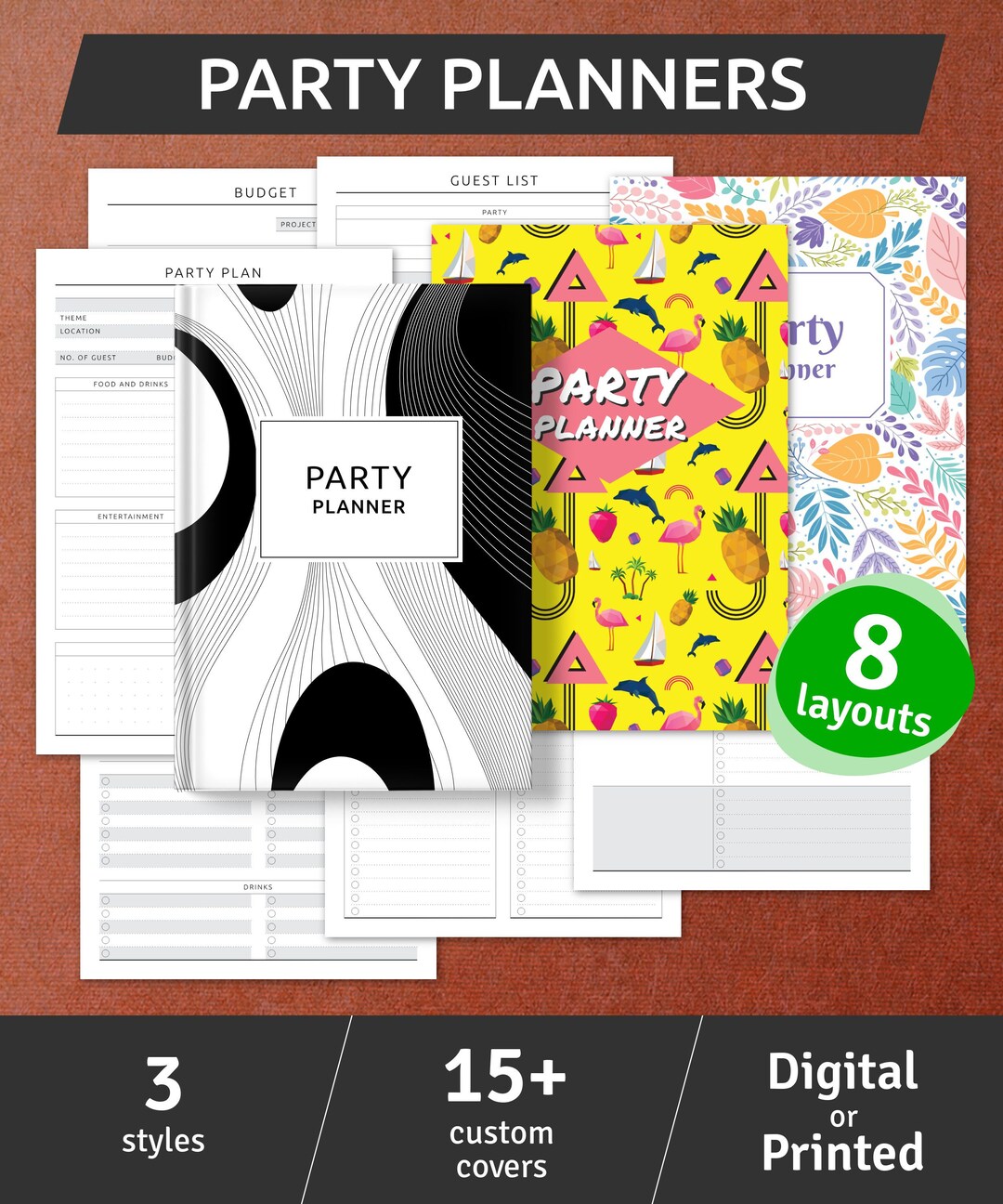 Party Planner, Event Planner Kit, Party Organizer, Party Checklist ...