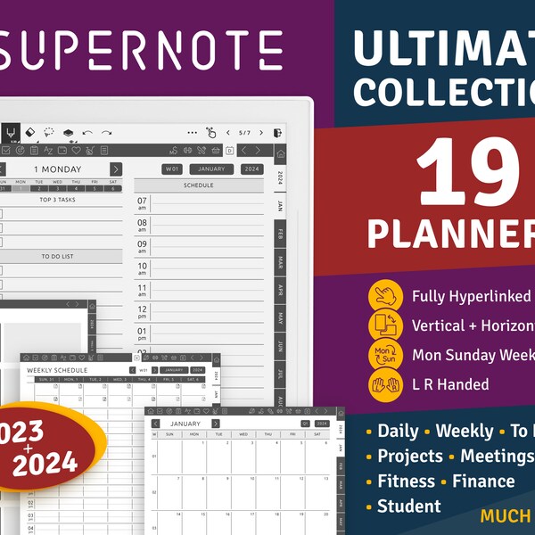 Daily Planner A5 - Etsy