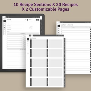 Kindle Scribe Meal Planner 2025-2026: Hyperlinked Digital PDF Template ...