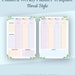 Floral Undated Weekly Planner Template, Printable Agenda (digital ...