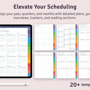 Weekly Digital Planner for Goodnotes, Notability, Weekly Organizer ...