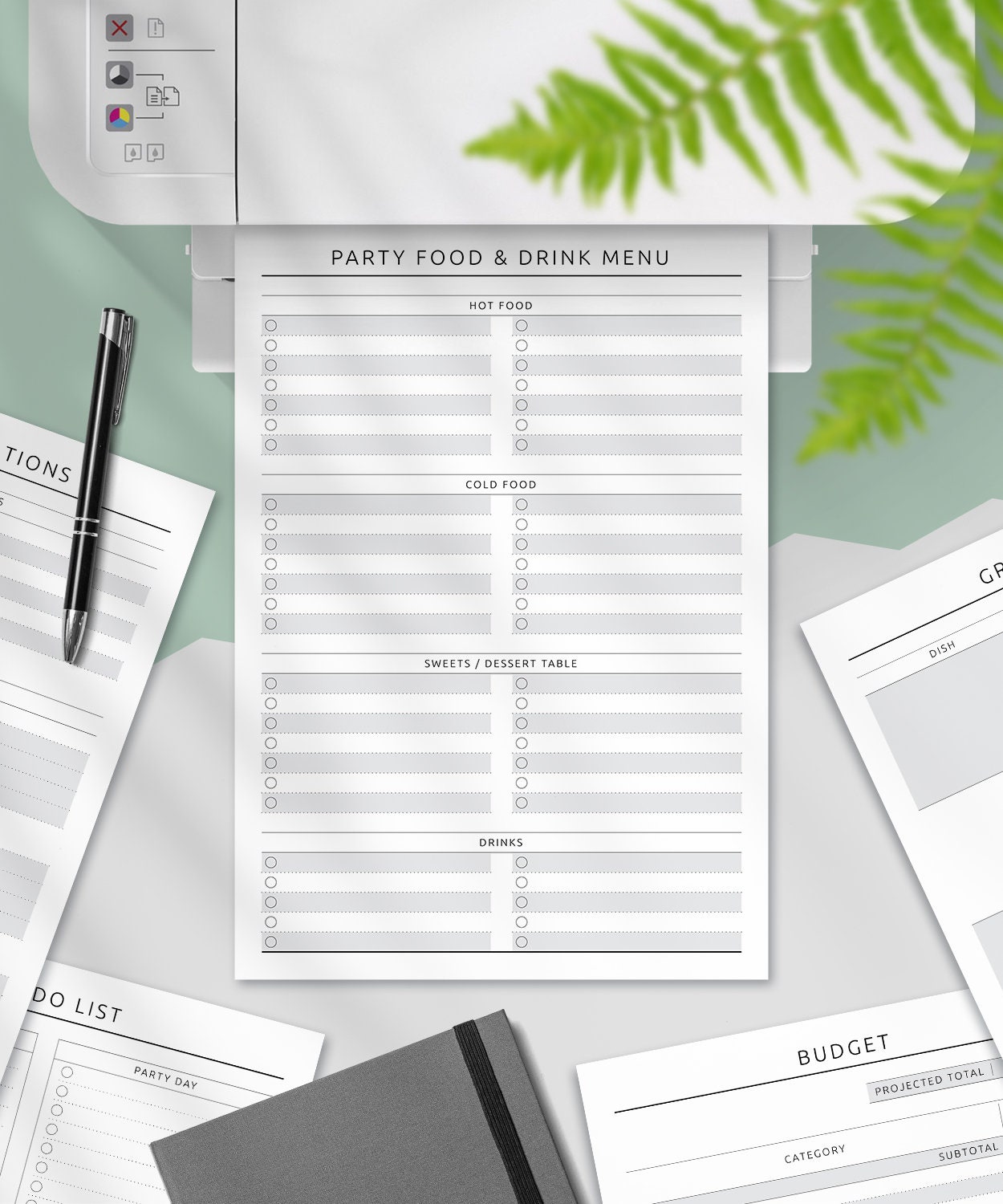 Printable Party Planner Event Planner Kit Party Organizer | Etsy