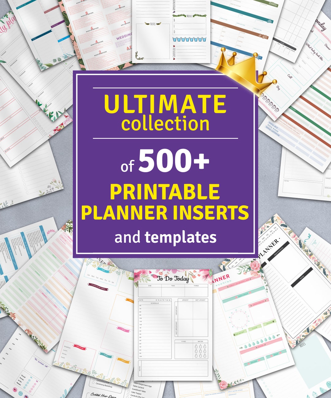 A5 Planner Insert Printables, 2024 2025 PDF Planner, Printable Planner ...
