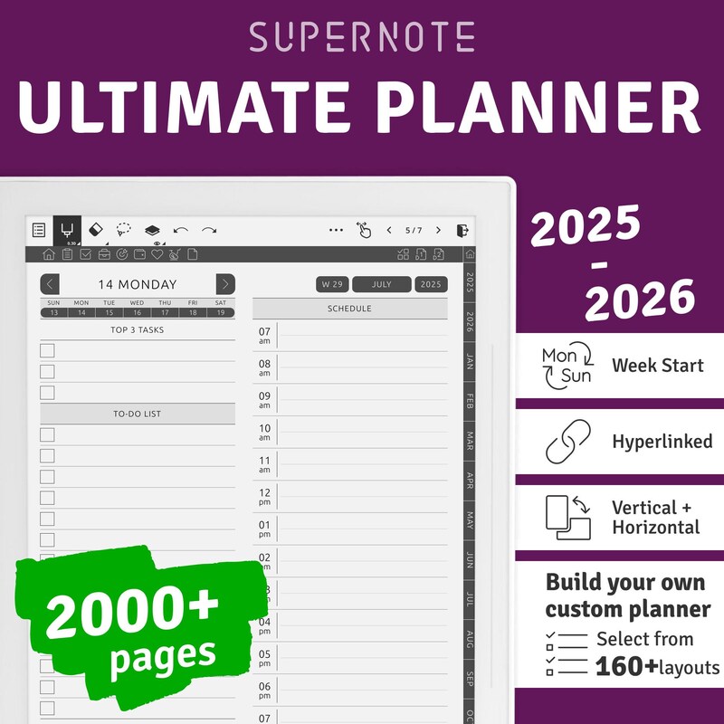 Supernote Nomad Journal Notebook - Etsy