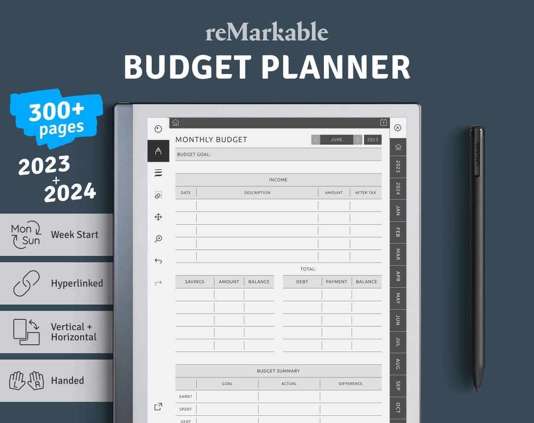 Remarkable Budget Planner, Personal Finance Planner, Expense & Savings ...