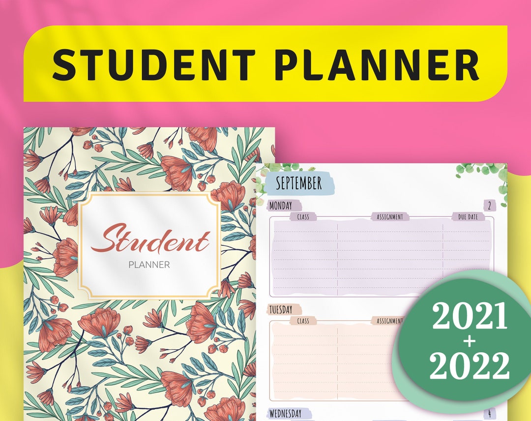 2024 2025 Academic Study Planner, Printable Student Planner, Editable ...