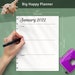 Happy Planner Horizontal Weekly Layout, Printable Week on Two Page ...