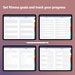 Digital Workout Planner for Goodnotes, Notability, Workout Log, Health ...