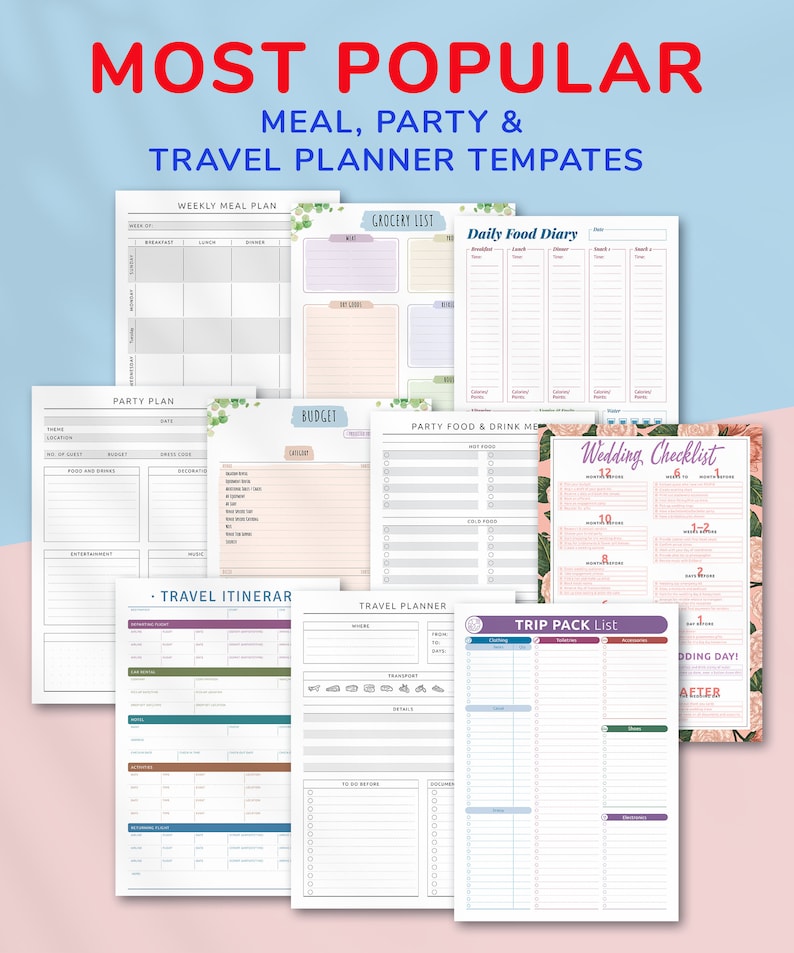 500+ Filofax Insert Collection, 2025 + 2026 Printable Planner Templates ...