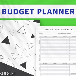Printable Budget Planner, Financial Planner Binder, Monthly Bill ...