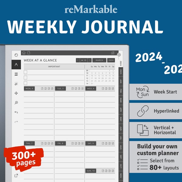 Remarkable 2 Calendar to Do List - Etsy