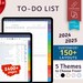 Daily To-do Digital Planner for Goodnotes, Notability, Daily Hourly ...