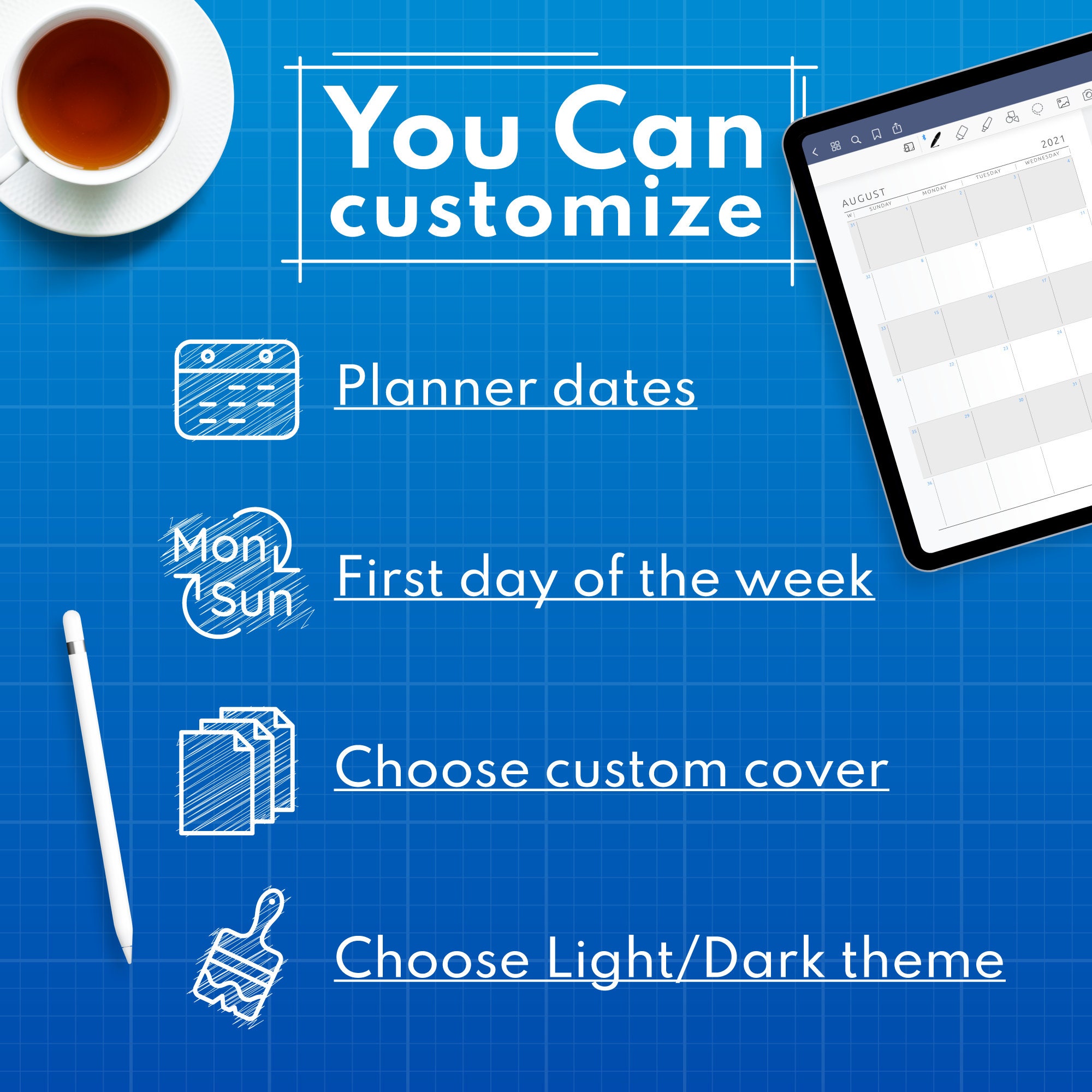 Digital Planners Collection for Goodnotes Notability Daily - Etsy