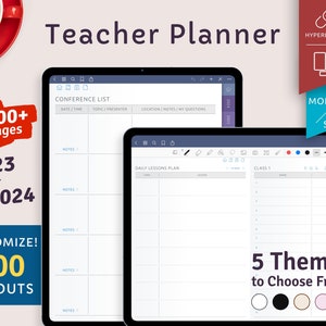 2024 2025 iPad / Android Digital Teacher Planner, Academic Planner ...