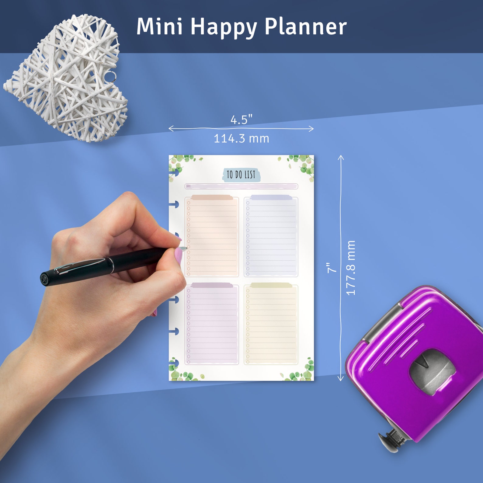 Happy Planner Daily to Do List Printable Pages Things to Do - Etsy