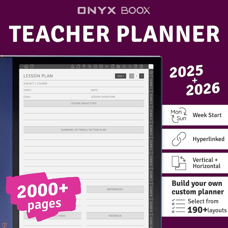 Teacher Planner - Etsy