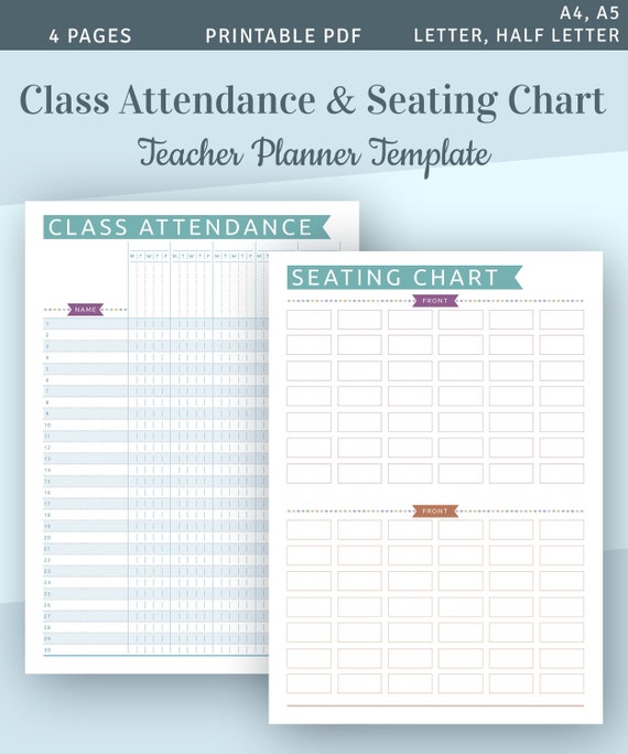 Printable Student Seating Chart