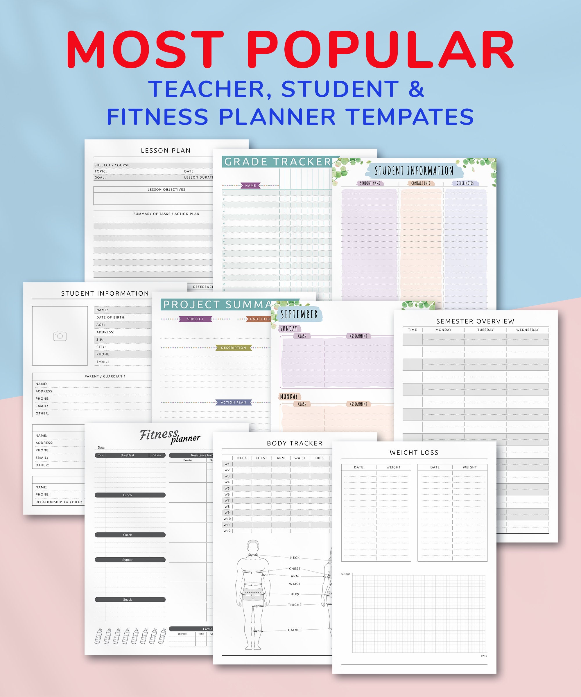 500+ Filofax Insert Collection, 2025 + 2026 Printable Planner Templates ...