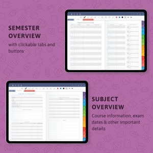 Digital Student Grade Tracker for Goodnotes, Notability, Digital ...