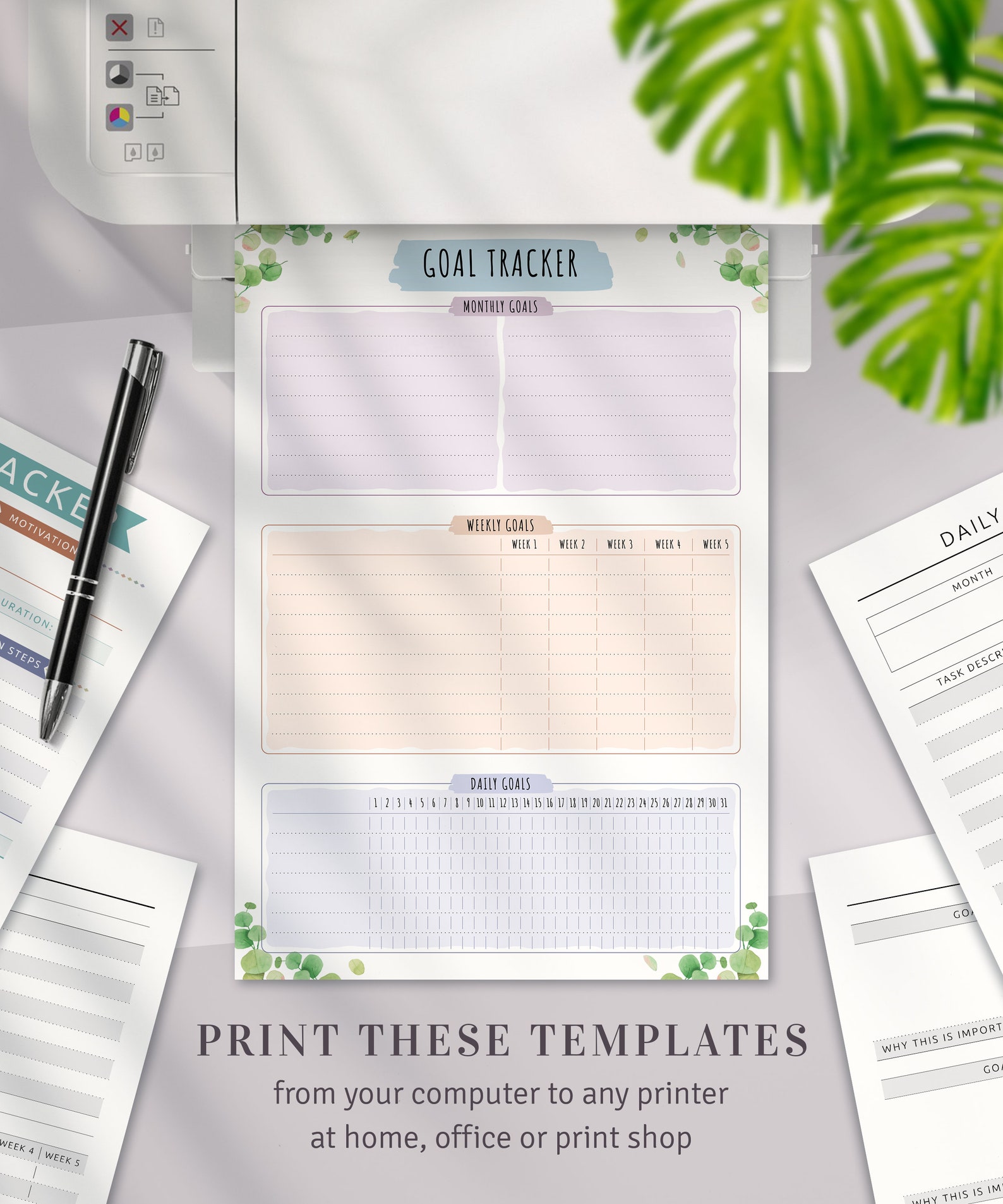 Goal Tracker Kit Collection 30 in 1 Printable Goal Tracking - Etsy Canada
