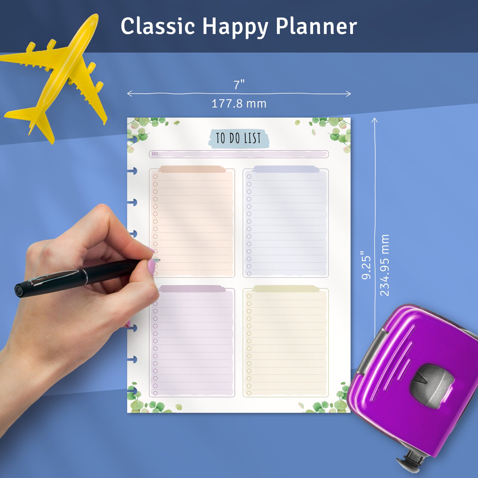 Happy Planner Daily to Do List Printable Pages Things to Do - Etsy
