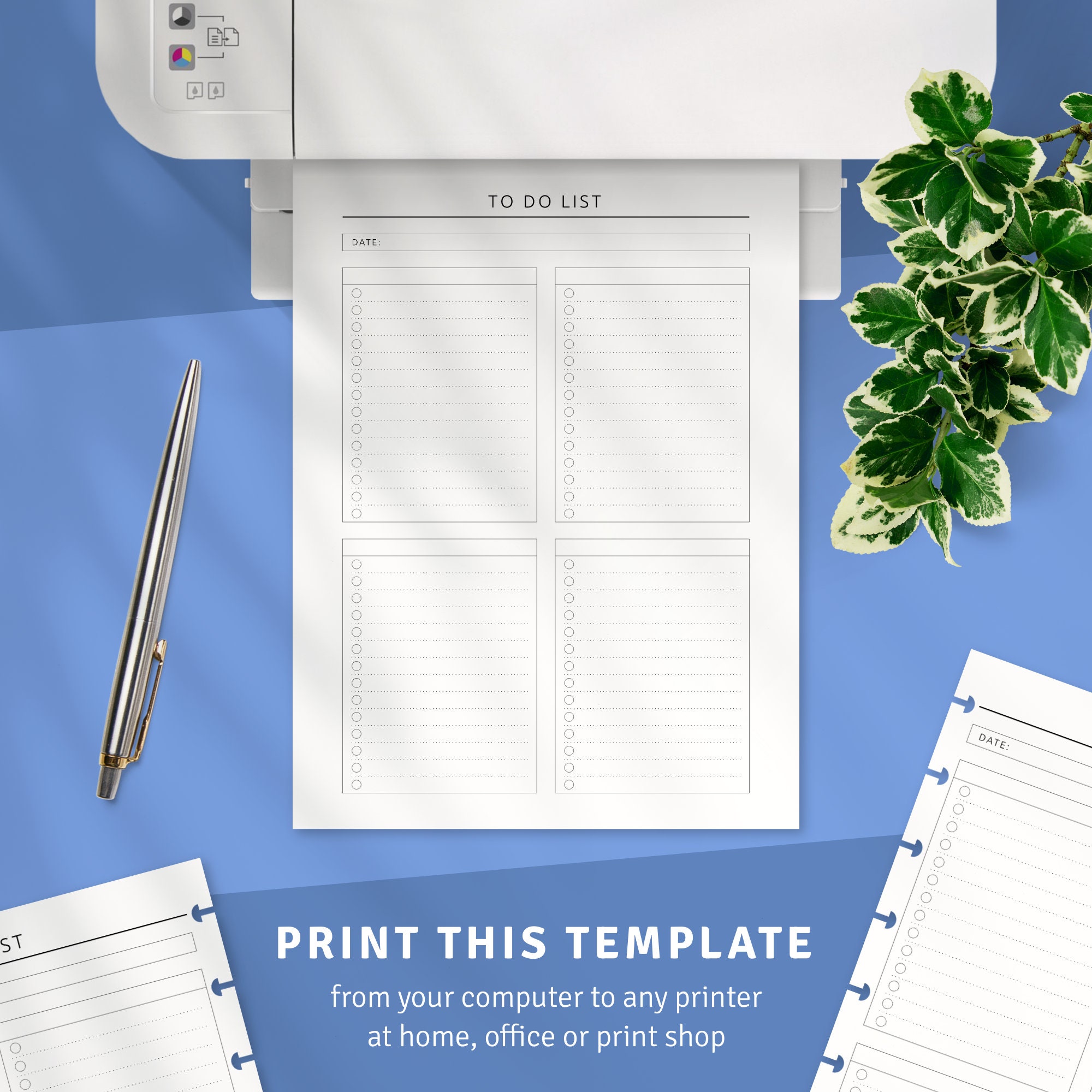 Happy Planner to Do List Insert, Classic, Big, Mini (printable PDF) - Etsy