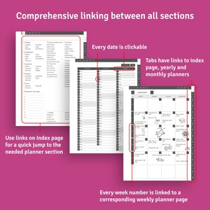 2024 Onyx Boox Daily Planner, Customizable Hyperlinked Digital Planner ...
