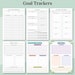 Goal Tracker Kit Collection 30 in 1 Printable Goal Tracking - Etsy