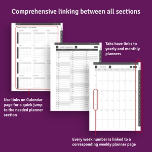 Supernote A5X A6X Meal Planner: Hyperlinked Weekly Plan (digital ...