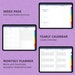 Digital Monthly Goal Planner for Goodnotes, Notability, Goal Planning ...