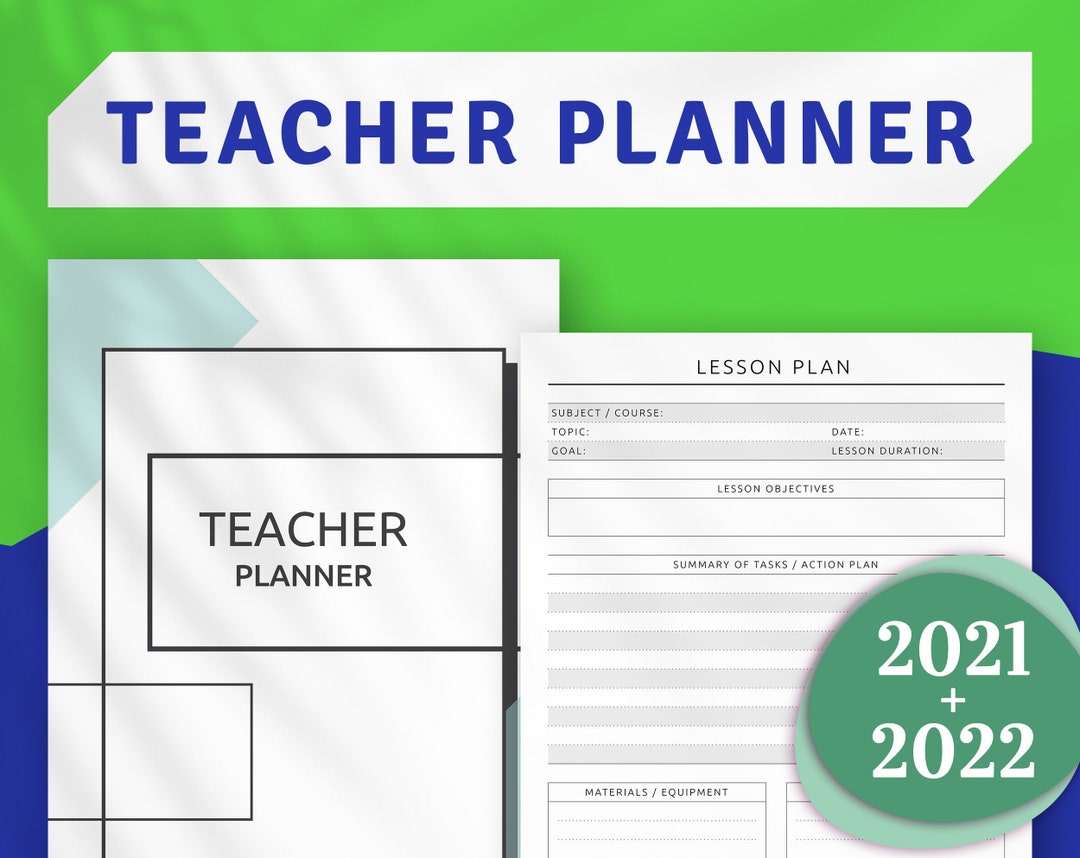 Teacher Planner 2024 2025, Printable Lesson Planner, School Planner ...