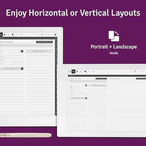 Supernote Reading Journal 2024 2025, Digital Hyperlinked PDF, Supernote ...