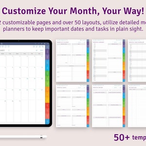 Daily To-do Digital Planner for Goodnotes, Notability, Daily Hourly ...