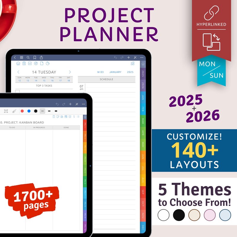 Project Planner - Etsy