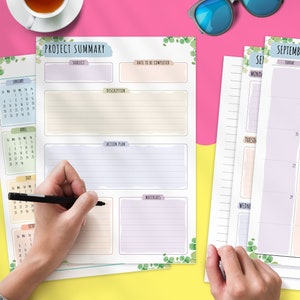 2024 2025 Academic Study Planner, Printable Student Planner, Editable ...