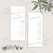Simple Script Wedding Program Template, Program for Wedding, Printable ...