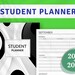 Student Planner Printable 2022 2023 Editable School Planner - Etsy