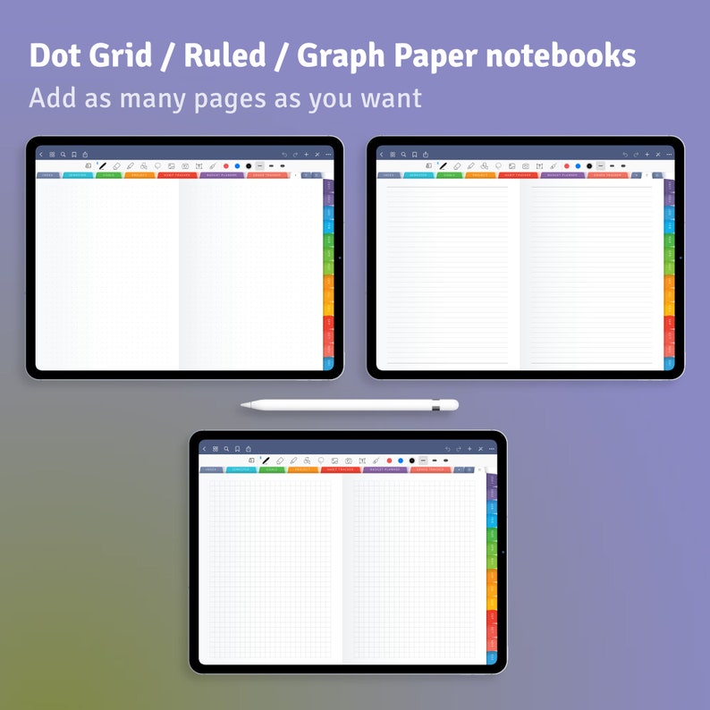 Student Planner for Goodnotes Notability Digital Academic - Etsy