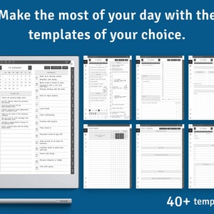 Remarkable To-do List Template, Hyperlinked Digital Planner, Yearly ...