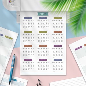 2024 + 2025 Daily Planner Printable, Agenda Inserts, Day Organizer With ...