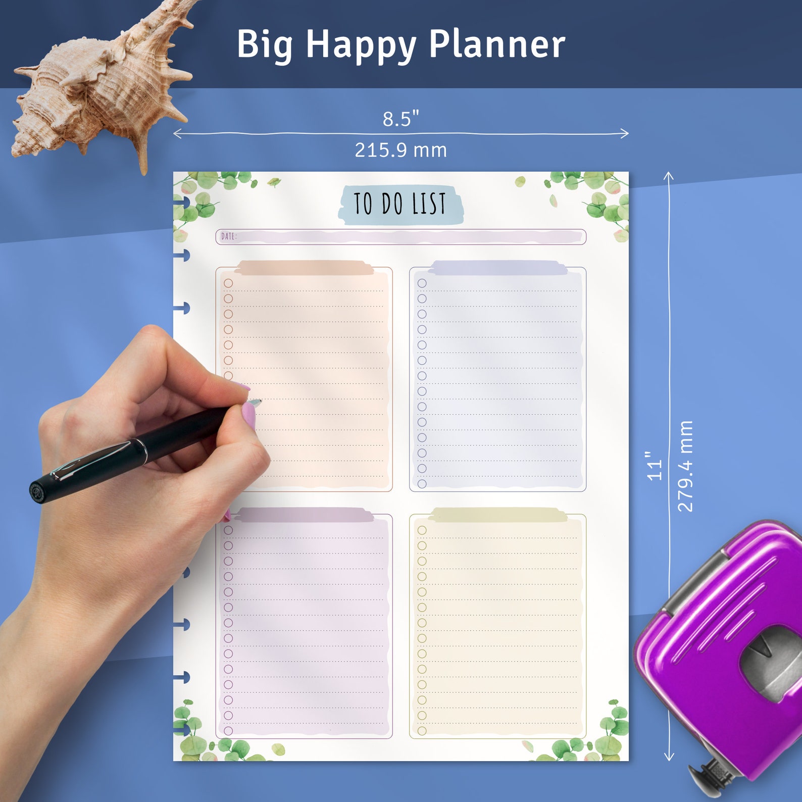 Happy Planner Daily to Do List Printable Pages Things to Do - Etsy